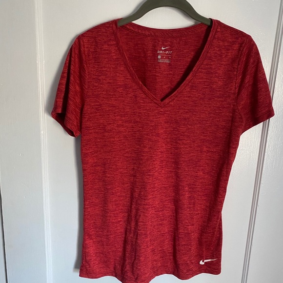 Nike | Tops | Nike Red Drifit Tshirt | Poshmark
